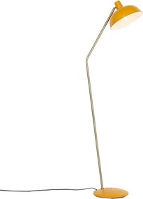 Stojací retro lampa žlutá Milton Yellow
