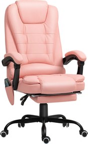 Kancelářská židle Vinsetto se 7bodovou masáží, ergonomická kancelářská židle s funkcí polohování, výškově nastavitelná manažerská židle s dálkovým ov…