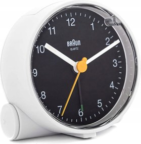 Klasický Budík Braun BC01WB Alarm Podsvícení
