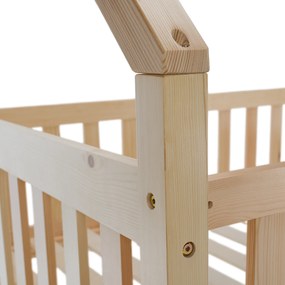 Montessori patrová postel, přírodní, VENITA TYP 2