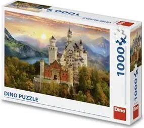 DINO Puzzle Malovaný Neuschwanstein / 1000 dílků / od 15 let
