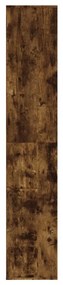 Botník kouřový dub 54 x 34 x 183 cm kompozitní dřevo - Default Title