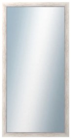 DANTIK - Zarámované zrcadlo - rozměr s rámem cca 60x120 cm z lišty PAINT bílá velká (2960)