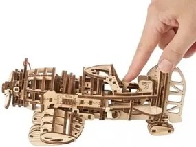 Ugears 3D dřevěné mechanické puzzle Letadlo Mad Hornet / od 14 let / 3