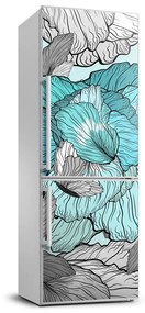 Wallmuralia Fototapeta na ledničku Květinový vzor 60x180 cm