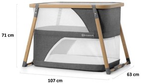Kinderkraft Multifunkční postýlka 4v1 Sofi Gray