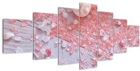 Obraz - Přímořská atmosféra v růžových odstínech (210x100 cm)