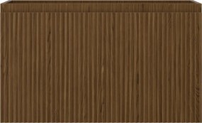 Mexen Rivel, koupelnová skříňka 80 cm, 1 zásuvka, drážkovaná, ořech, 91A20-08047-1-BF86