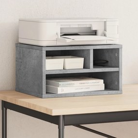 Stojan na tiskárnu betonově šedý 40x32x22,5 cm kompozitní dřevo