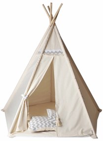 Vigvam design Indiánské Nature Teepee - ČTVERCOVÉ BEZ DOPLŇKŮ