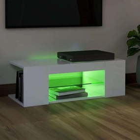 vidaXL TV skříňka s LED osvětlením 90 x 39 x 30 cm [804244] Barva: Černá