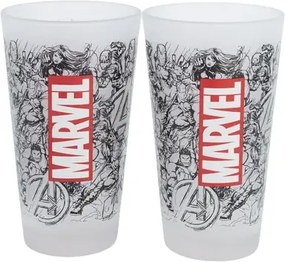 Stor Set sklenic Marvel / Sklenice / 2 ks / 480 ml / nevhodné do myčky