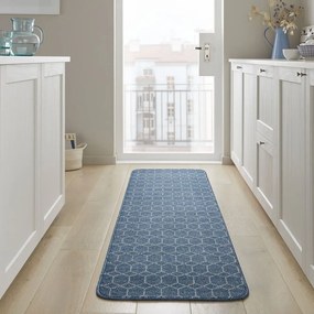 Tmavě modrý pratelný běhoun 57x230 cm Argyll – Flair Rugs