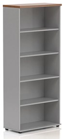 Vysoká skříň Visio LUX 80 x 38,5 x 183,5 cm, ořech
