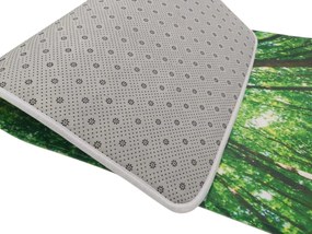 Apextextil koberce Protiskluzová 3D předložka Koruny stromů - 60x120 cm