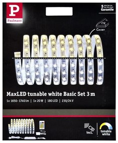 Paulmann 70624 - LED/20W Stmívatelný pásek MAXLED 3m 230V + DO
