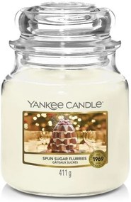 Yankee Candle vonná svíčka Classic ve skle střední Spun Sugar Flurries 411 g