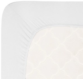 4Home jersey prostěradlo Luxury bílá, 90 x 200 cm