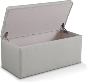 Čalouněná skříň barva šedá látka pletený vzor