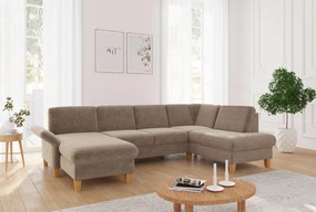 XXXLutz SEDACÍ SOUPRAVA, textil, světle hnědá Sit & More - Sedací soupravy - 00014401611R