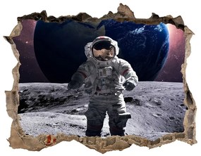 Wallmuralia Foto fotografie díra na zeď Astronaut 95x64 cm
