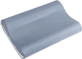 Bellatex Polštář anatomický 45x30 cm Jersey Modrošedá