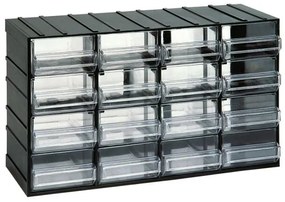 ArtPlast Modulová skříňka se zásuvkami, 382 x 148 x 230 mm, 16 zásuvek