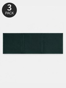Sinsay - Čtvercové čalouněné panely 3 pack - tmavě zelená