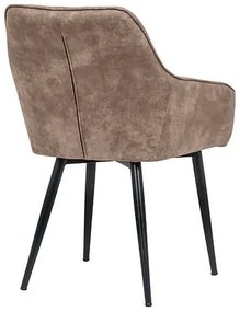 Designové křeslo Esmeralda šedobéžové-taupe