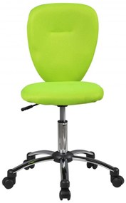 Bruxxi Dětská kancelářská židle Anna, síťovina, zelená