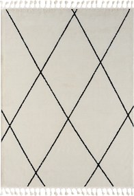 My Flair, Kusový koberec Moroccan Charm weiß, 200x290, černobílá, ložnice