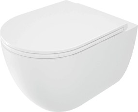 Deante Toilet bowl, with seat, rimless