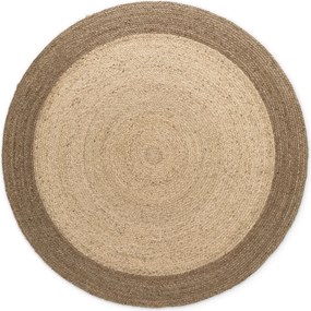 Hanse Home, Kusový koberec Looma 106224 Natur Ivory/Grey/Beige kruh, 100x100 (průměr) kruh, béžová, chodba / předsíň