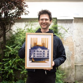 Marek Kulhavý | Mára Čmára Marek Kulhavý | Ostrava 1 Rám: Černý, Velikost: 40 x 30 cm