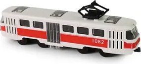 RAPPA Tramvaj červená 16 cm / Setrvačníkový pohon / Otevírací dveře