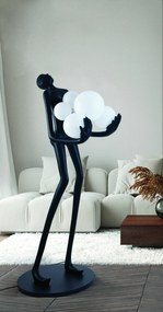 Designová stojací lampa Atlas B