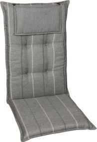 Go-De Textil Go-De Zahradní poduška, oboustranná. (vysoká opěrka, 2 kusy, šedá)