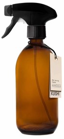 KUISHI Skleněný rozprašovač s pumpičkou Amber 250 ml, hnědá barva, sklo