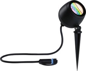 P 94769 Plug & Shine LED bodové zahradní světlo Smart Home Zigbee Kikolo IP65 RGBW+ 6,2W antracit - PAULMANN