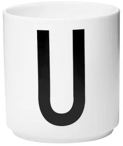 Porcelánový hrnek Letter U Design Letters