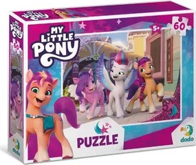 DODO Puzzle My Little Pony: Ve městě / 60 dílků / 32 x 23 cm