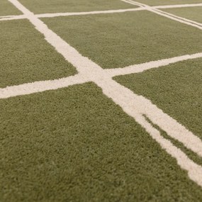 Zelený ručně tkaný vlněný koberec 200x290 cm – Asiatic Carpets