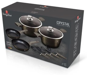 BERLINGERHAUS Sada nádobí s titanovým povrchem 10 ks Crystal Collection BH-7773