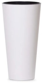 PROSPERPLAST Květináč - TUBUS SLIM Průměr: 40 cm, Barva: bílá