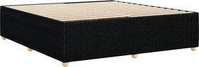 Rám postele bez matrace černý 180 x 200 cm textil 3284958