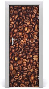 Fototapeta na dveře samolepící zrnka kávy 75x205 cm