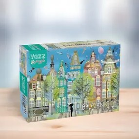 YAZZ Puzzle Belgické město / 1000 dílků / 68 x 48 cm