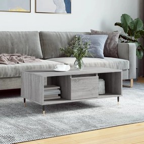 vidaXL Konferenční stolek 90 x 50 x 36,5 cm kompozitní dřevo [830586] Barva: Černá