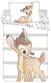 Povlečení do postýlky Bambi stripe baby 100x135, 40x60 cm