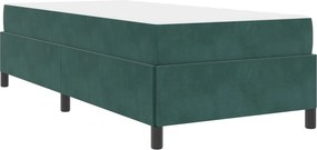 Rám postele Tmavě zelená 90 x 190 cm textil 3399033